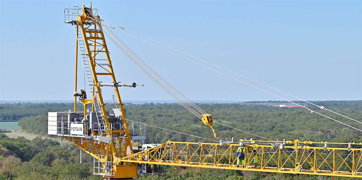 Potain launches two more luffers - Crane & Transport Briefing