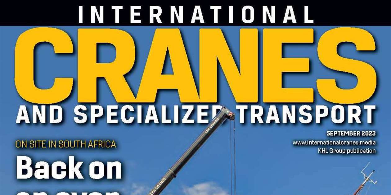 International Cranes & Specialized Transport - September 2023 - Crane ... International Cranes & Specialized Transport - September 2023 - Crane ...