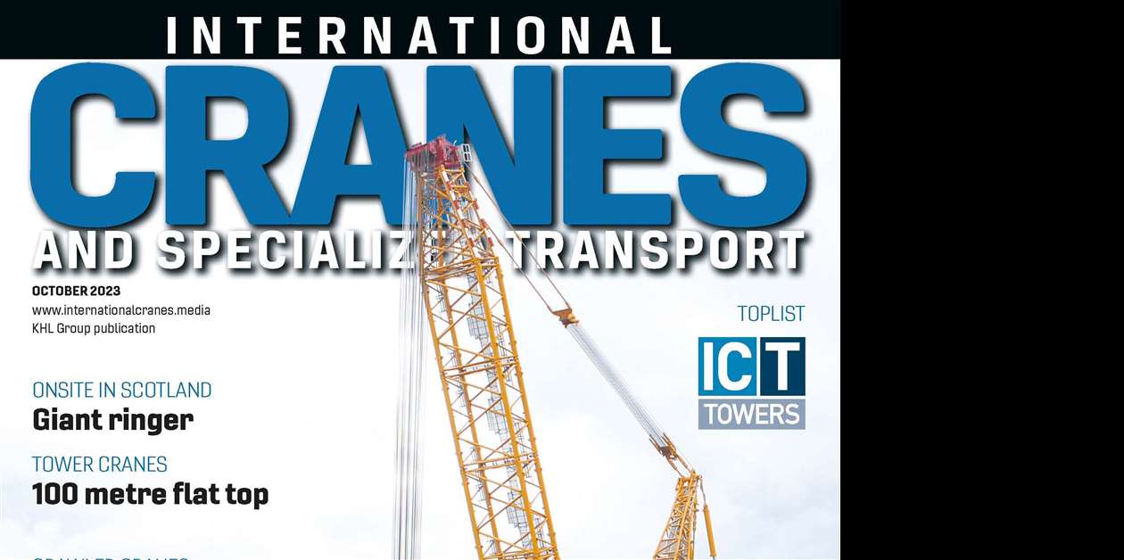 International Cranes and Specialized Transport - October 2023 - Crane ... International Cranes and Specialized Transport - October 2023 - Crane ...