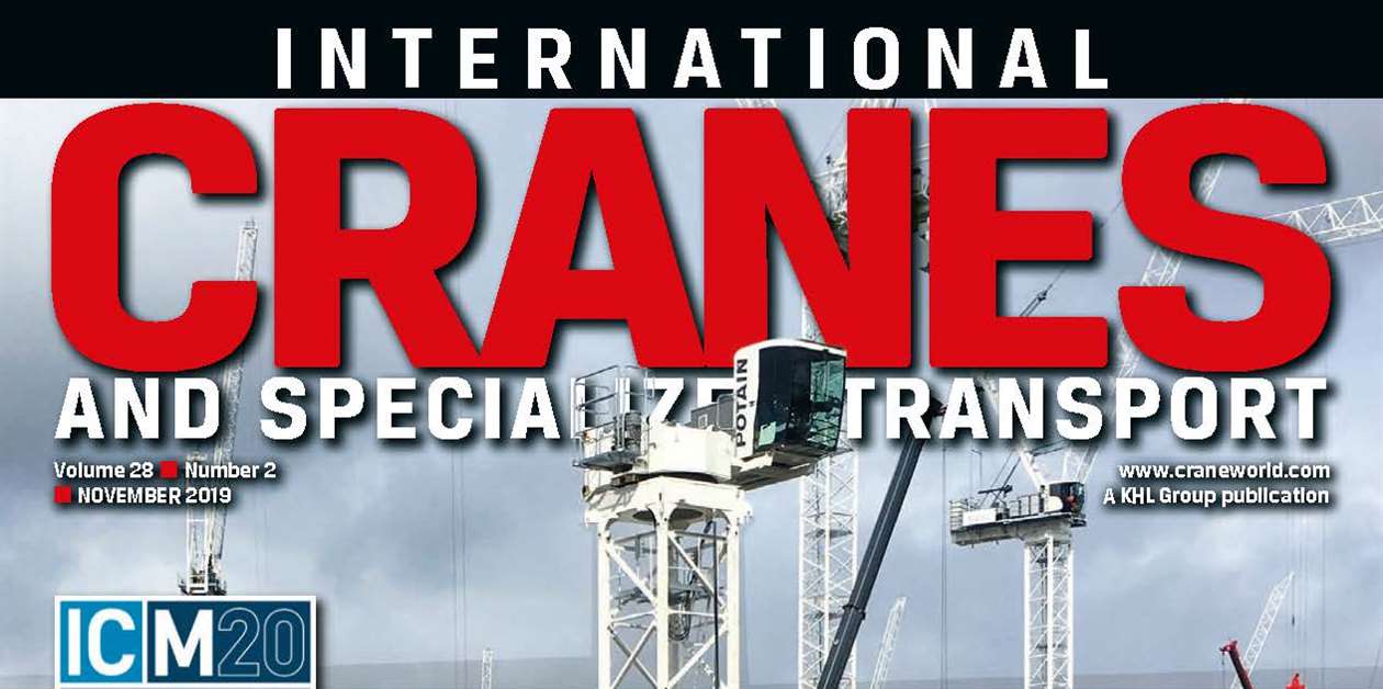 International Cranes and Specialized Transport - November 2019 - Crane ... International Cranes and Specialized Transport - November 2019 - Crane ...