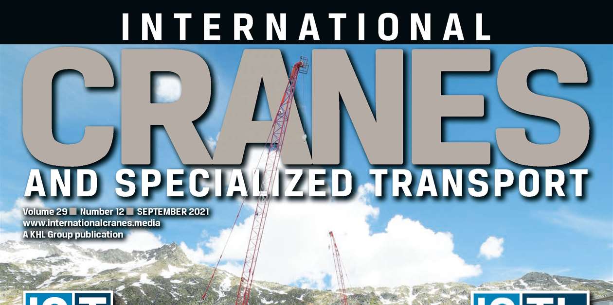 International Cranes and Specialized Transport - September 2021 - Crane ... International Cranes and Specialized Transport - September 2021 - Crane ...