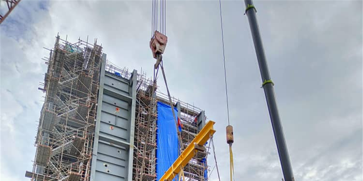 Sarens Installs HRSG-OT Modules In Malaysia - Crane & Transport Briefing
