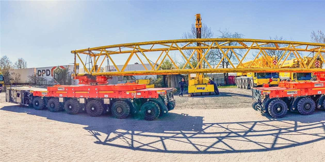 SPMT turntable for Germany - Crane & Transport Briefing
