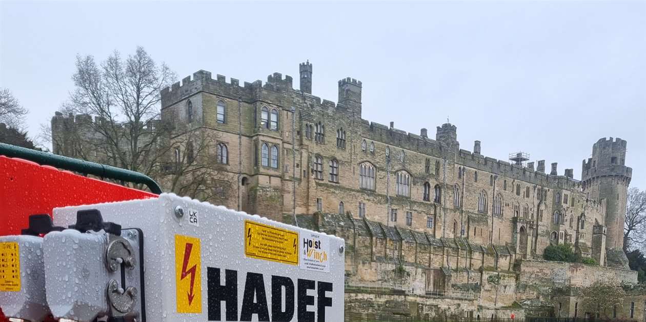 Electric winch catapults trebuchet into spotlight - Crane & Transport ...