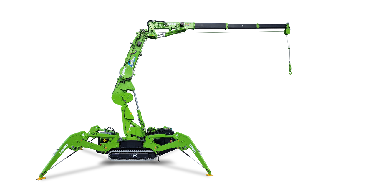 Unic launches electric mini spider crane - Crane & Transport Briefing