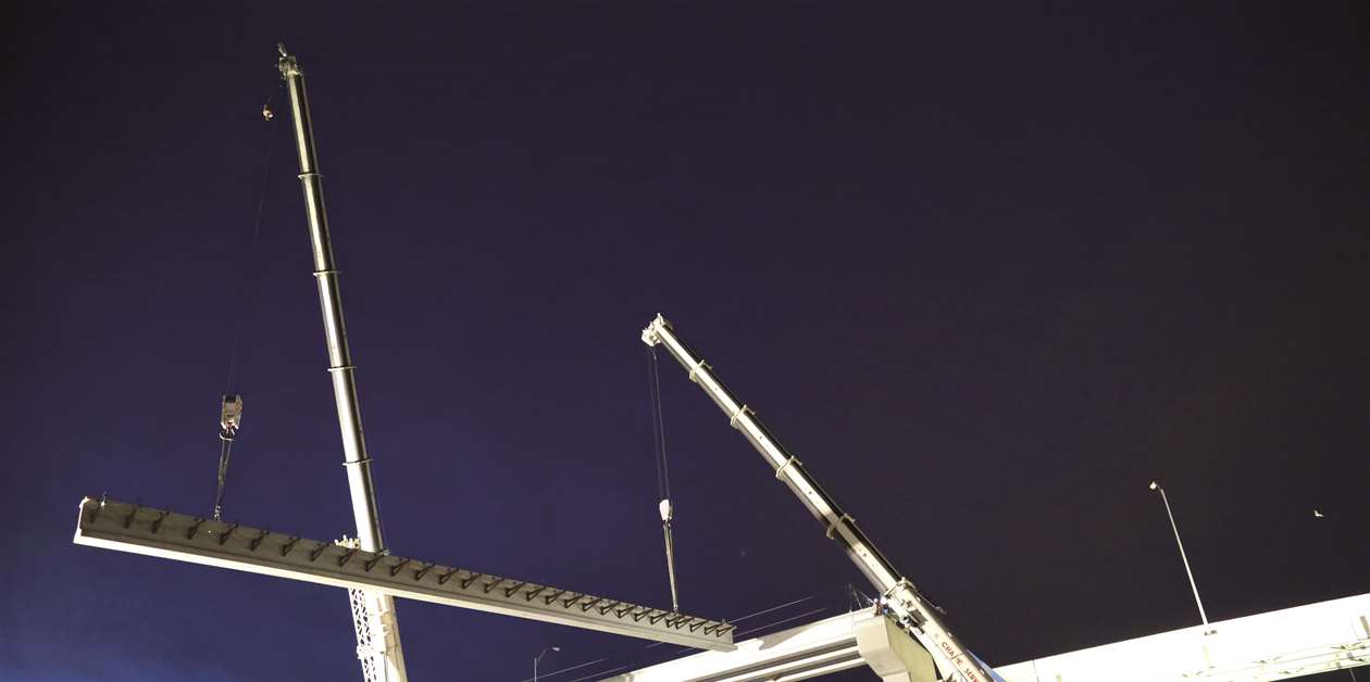 Bridge jobs involve creative lifting and rigging - Crane & Transport ...