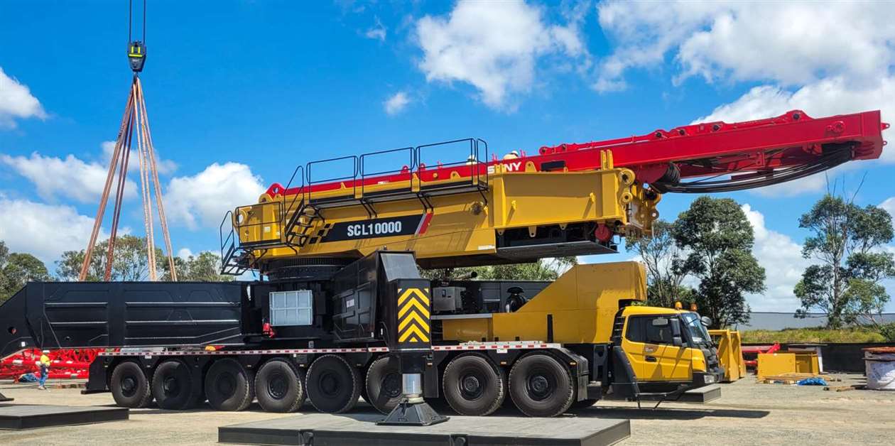 1,000 tonne Sany crane first delivered for Tutt Bryant - Crane ...