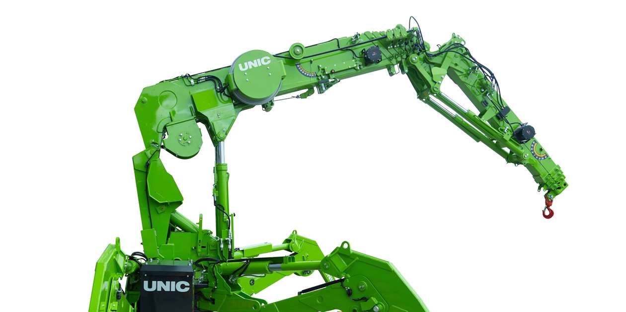 Unic launches electric mini spider crane - Crane & Transport Briefing
