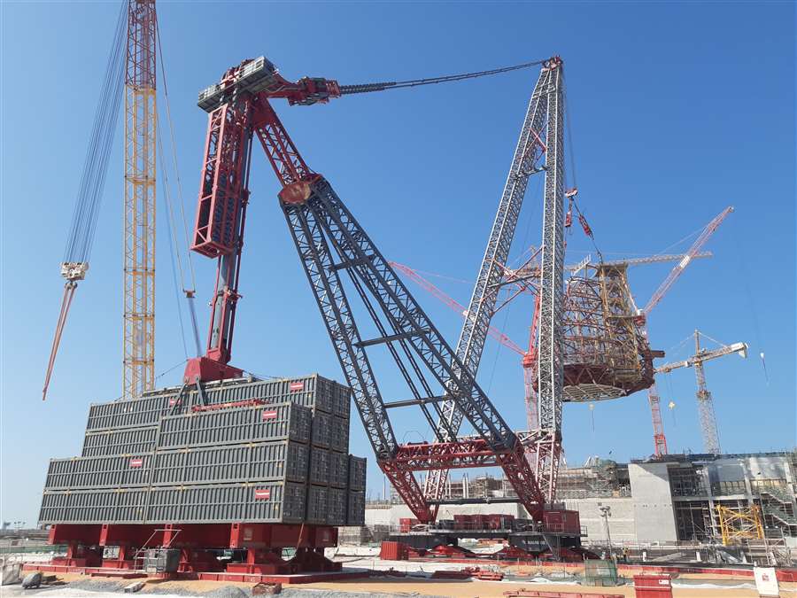 Giant Mammoet cranes for national museum construction - Crane ...